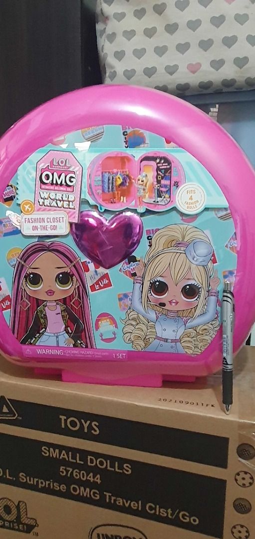LOL Surprise! OMG World Travel Fashion Closet On-The-Go, Hobbies & Toys ...