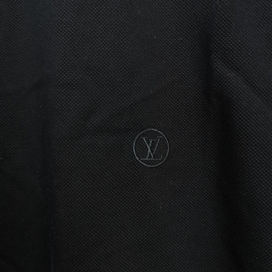 Louis Vuitton Classic Logo Polo Shirt Navy Blue, Men's Fashion, Tops ...