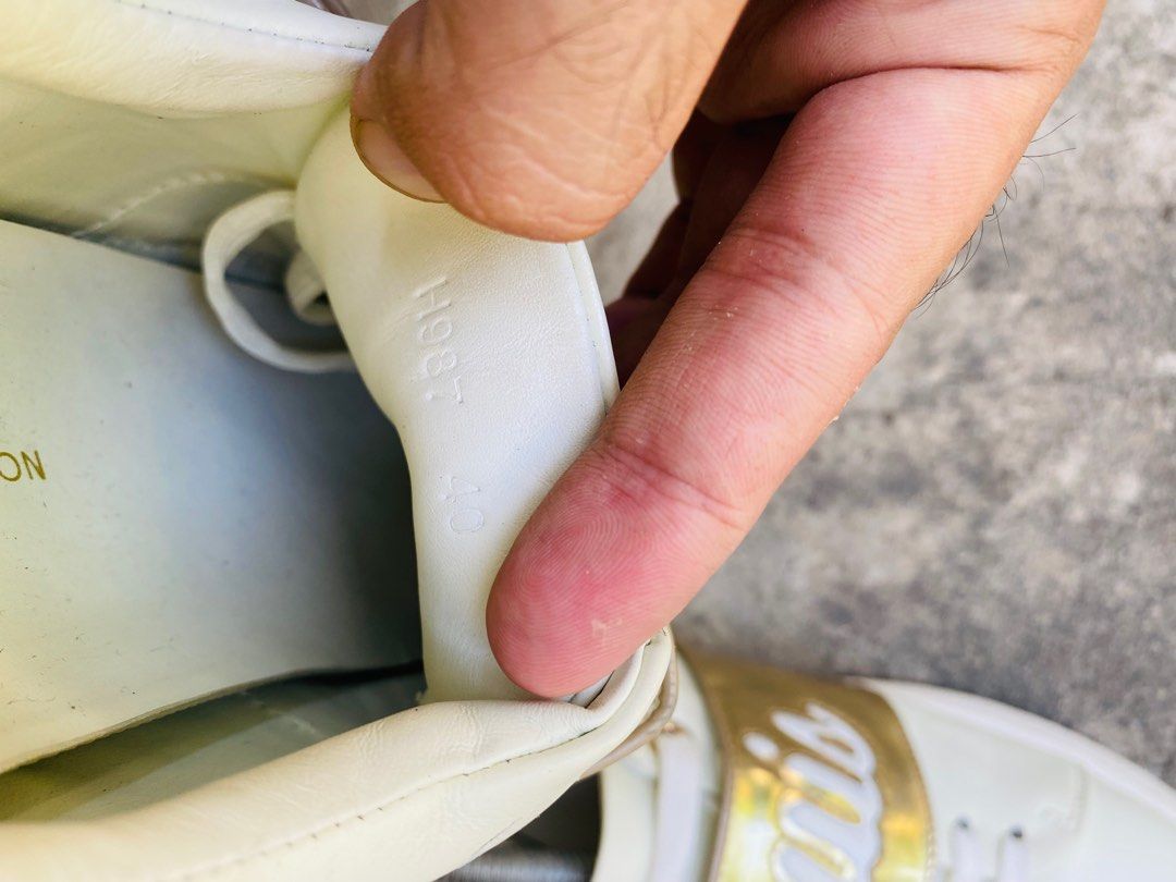 LOUIS VUITTON GOLD FLAP SNEAKER, Women's Fashion, Footwear, Sneakers on ...