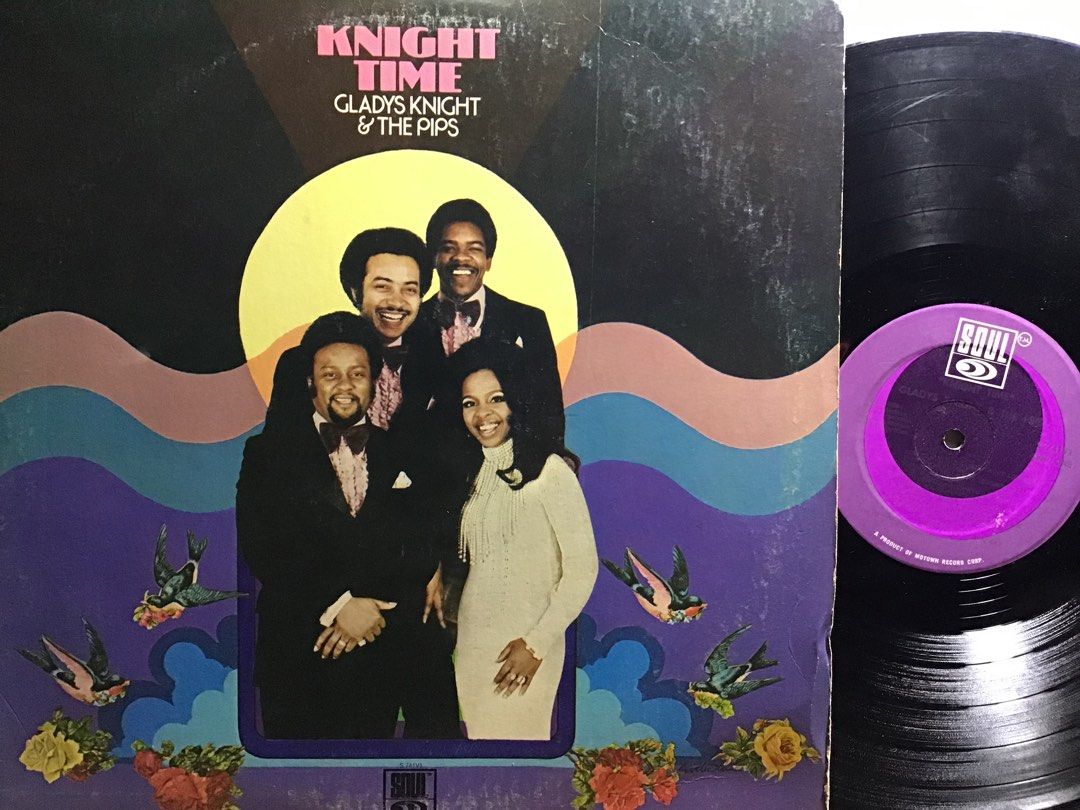 LP Gladys Knight & the Pips - Knight Time OOP US VINYL RECORD Anubis ...