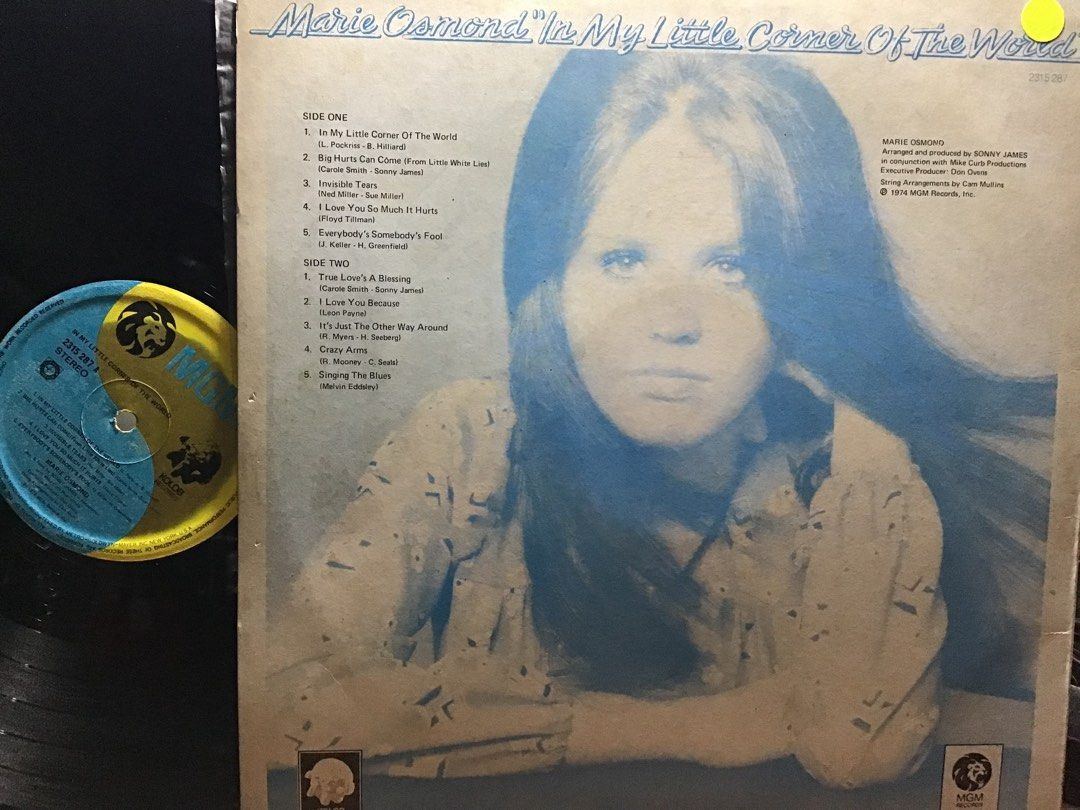 LP Marie Osmond (Donny & Marie) - My Little Corner of the World OOP ...