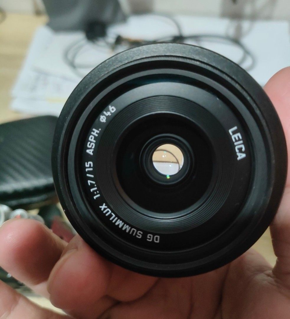 Lumix leica prime lens 15mm/f1.7, Photography, Lens & Kits on Carousell