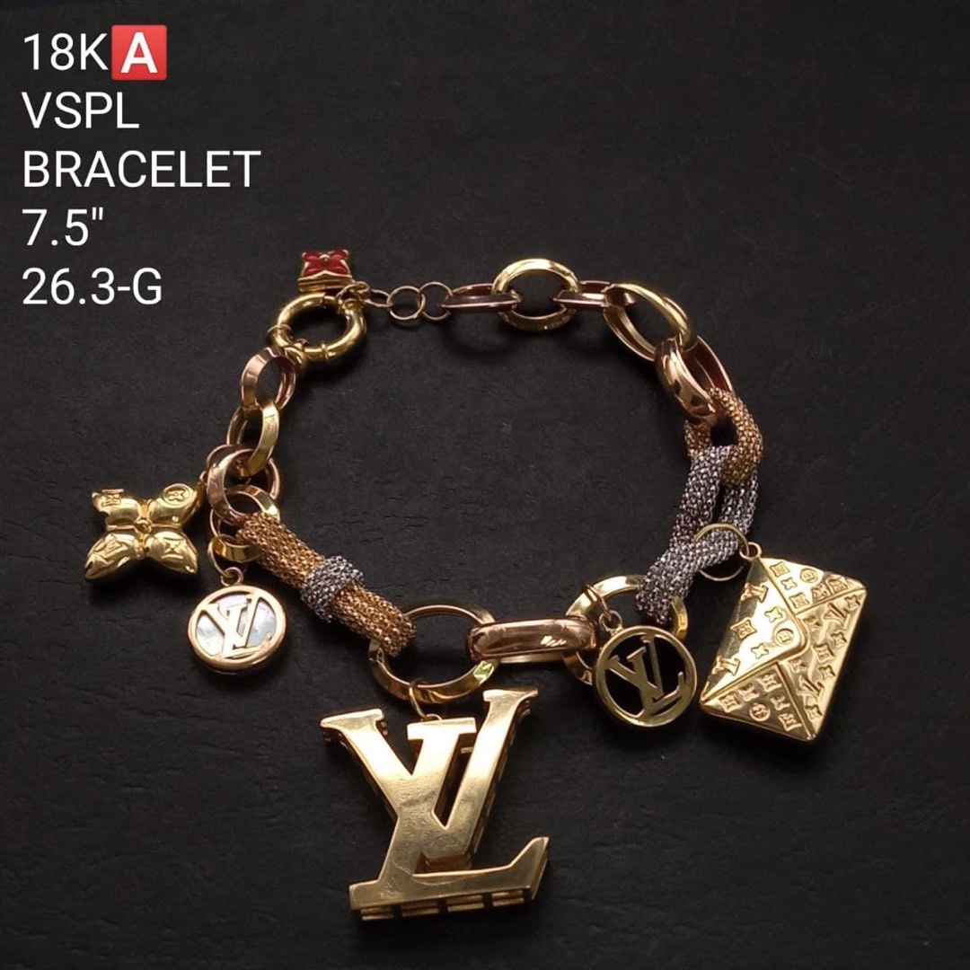 LV Charm Bracelets, Women's Fashion, Jewelry & Organizers, Bracelets on Carousell
