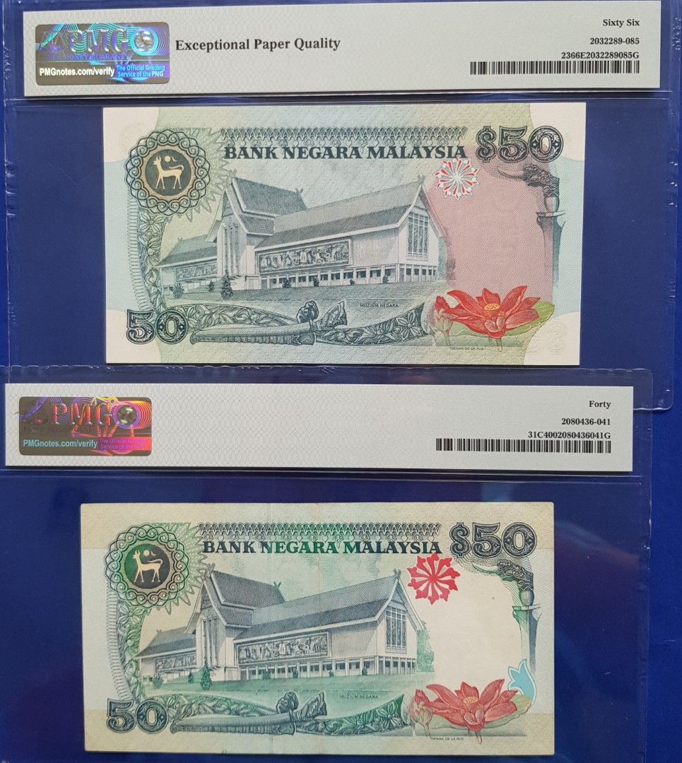 Malaysia 5th & 7th Series 50 Ringgit, Hobbies & Toys, Memorabilia ...