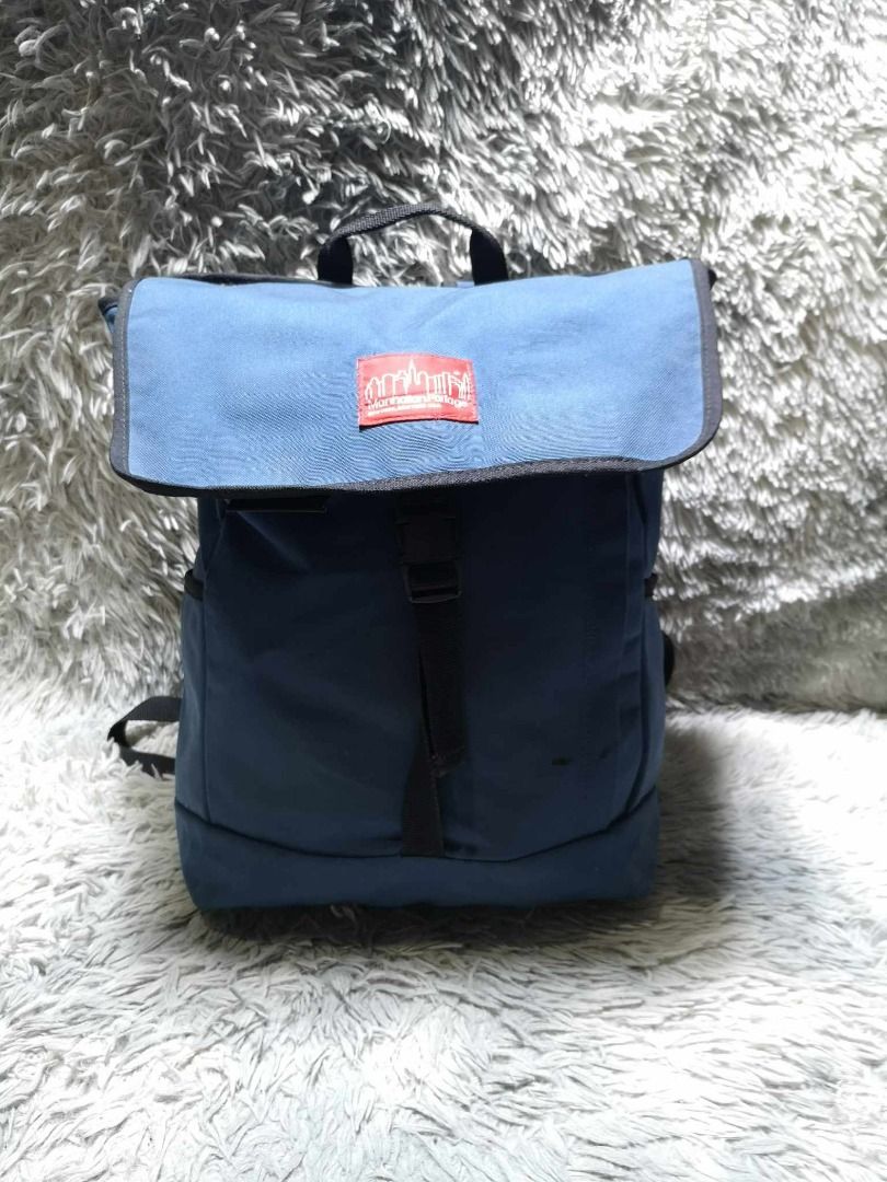 Manhattan Portage Blue Backpack Bag, Men's Fashion, Bags, Backpacks on ...
