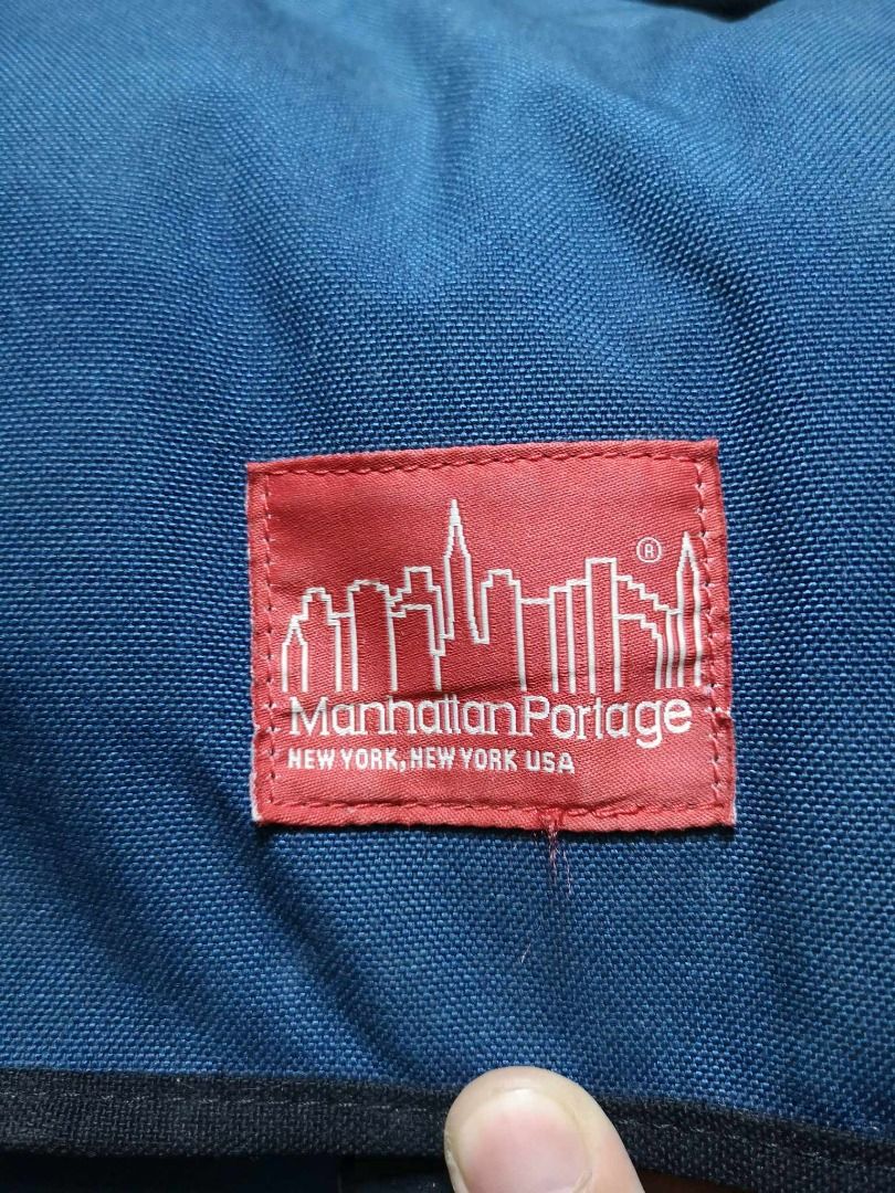 Manhattan Portage Blue Backpack Bag, Men's Fashion, Bags, Backpacks on ...