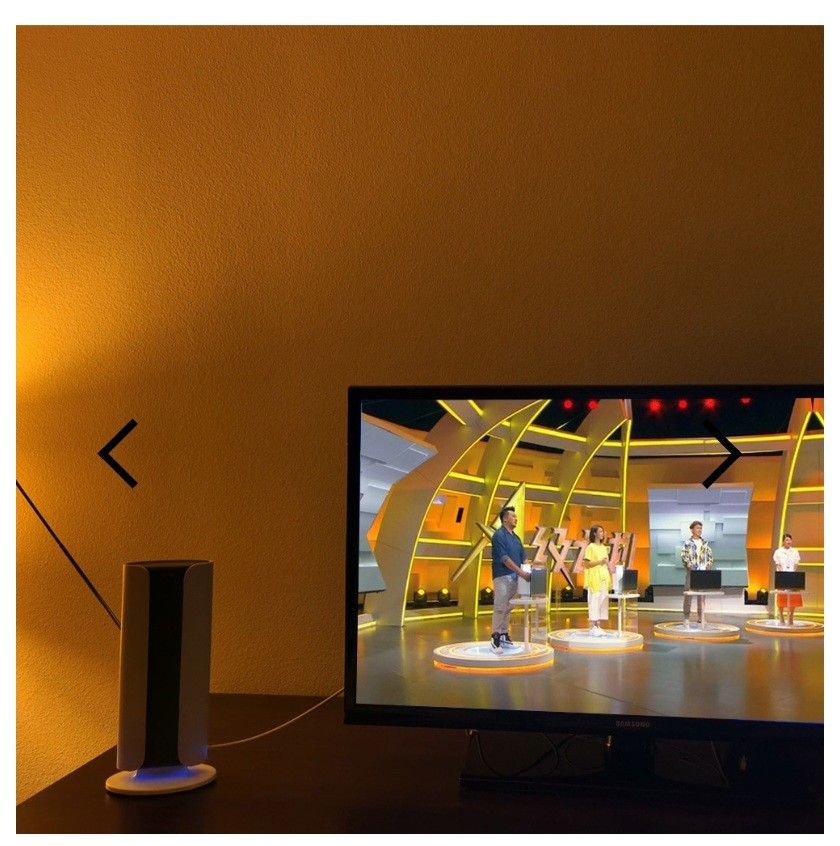 Master-D Digital DVB Indoor Antenna UHF 28dBi LED Light Built-in Signal ...