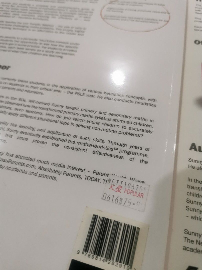 Mastering Heuristics Series - Sunny Tan primary Mathematics, Hobbies & Toys, Books & Magazines ...