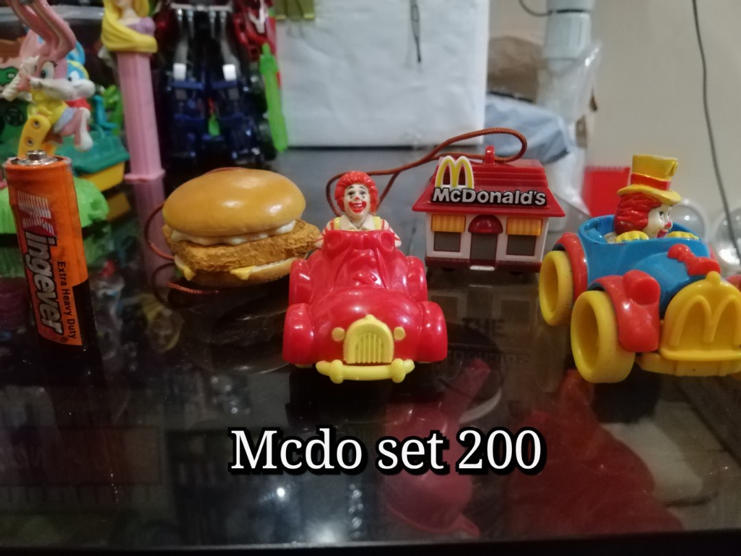 Mcdo toys, Hobbies & Toys, Toys & Games on Carousell
