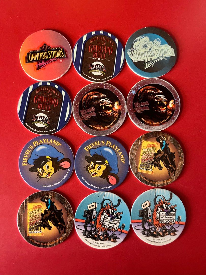McDonalds/Universal Studios Vintage Pogs, Hobbies & Toys, Memorabilia ...