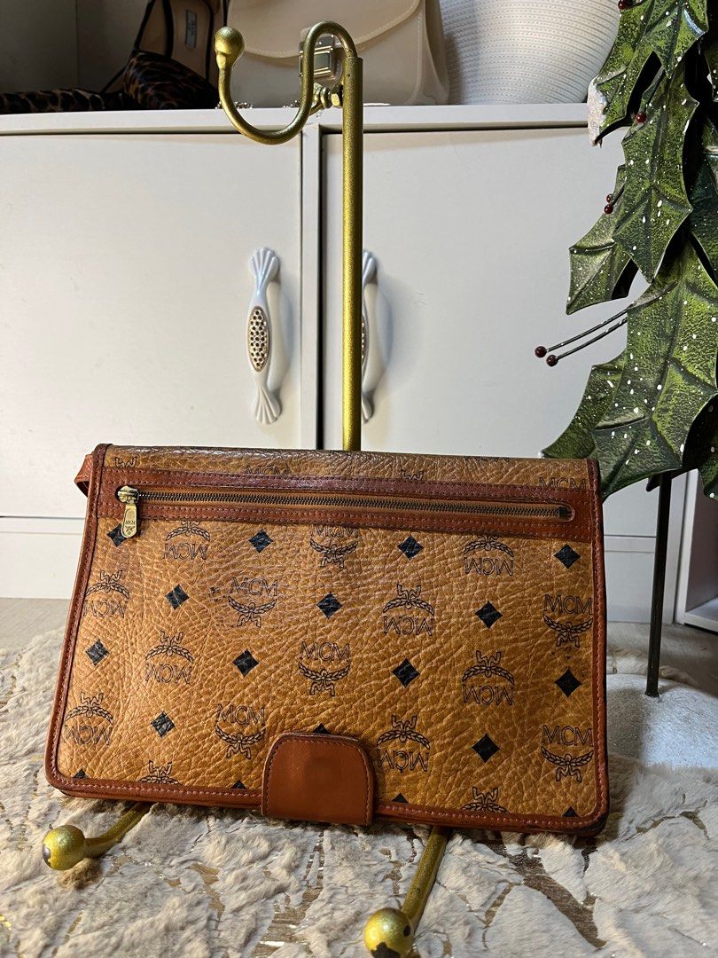 MCM Vintage Clutch, Luxury, Bags & Wallets on Carousell