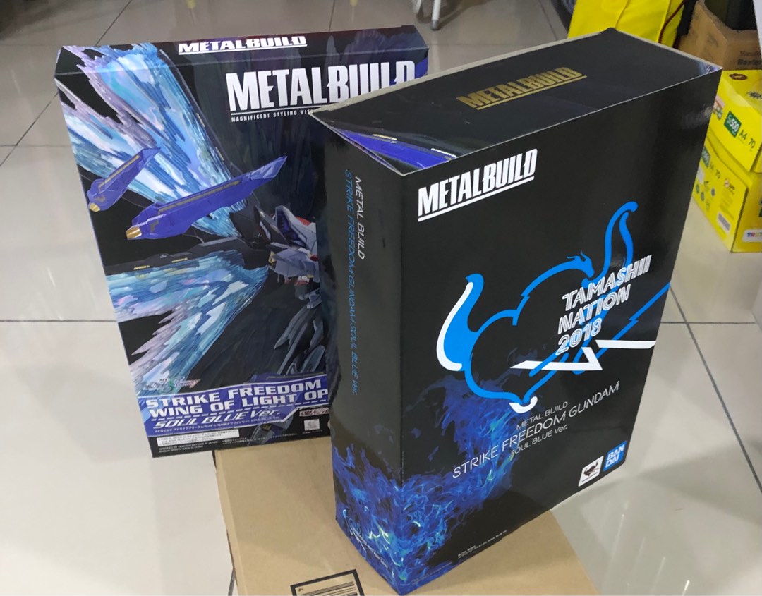 Metal Build MB Metalbuild Gundam Strike Freedom Soul blue soulblue tamashii limited Bandai ...