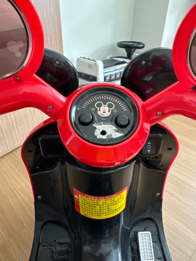 Mickey electric kids scooter, Hobbies & Toys, Toys & Games on Carousell