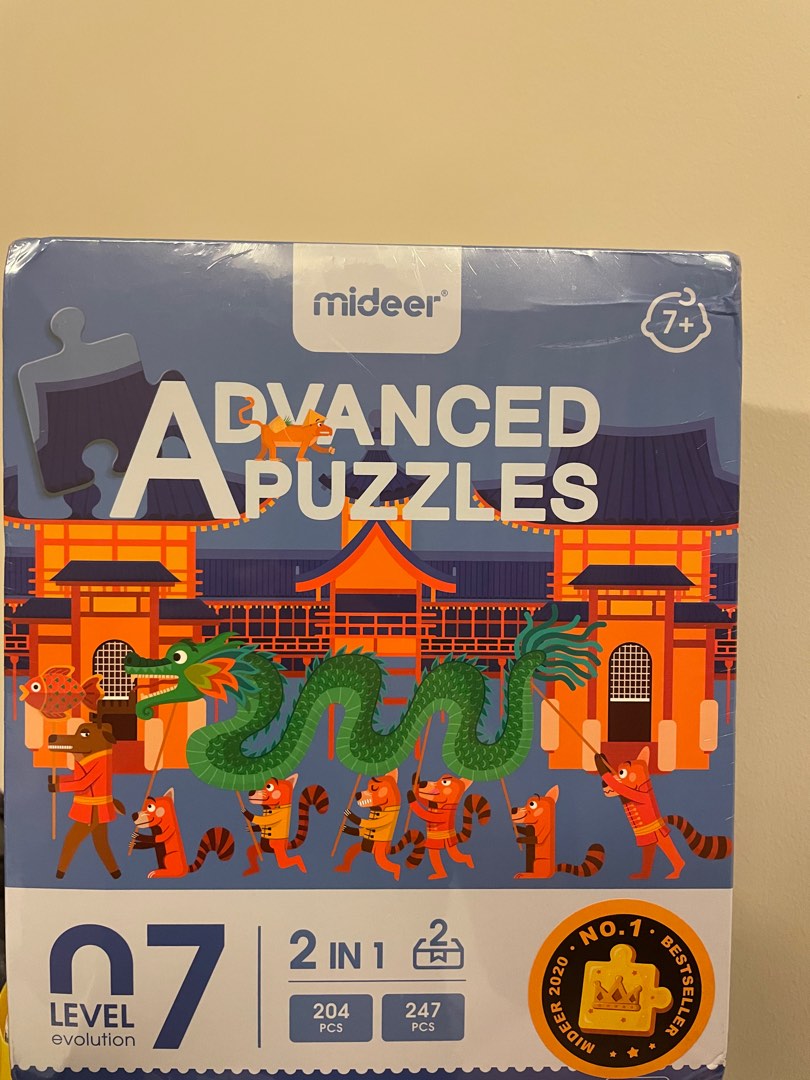 Mideer Advanced Puzzles level 7, Hobbies & Toys, Toys & Games on Carousell