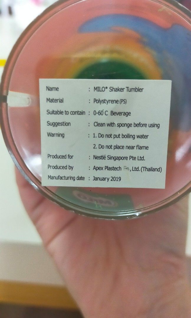 Milo Shaker Tumbler Plastic, Furniture & Home Living, Kitchenware ...