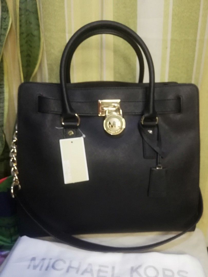 MK HAMILTON Paris black, Luxury, Bags & Wallets on Carousell