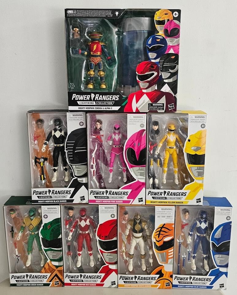 MMPR - Power Rangers set, Hobbies & Toys, Toys & Games on Carousell