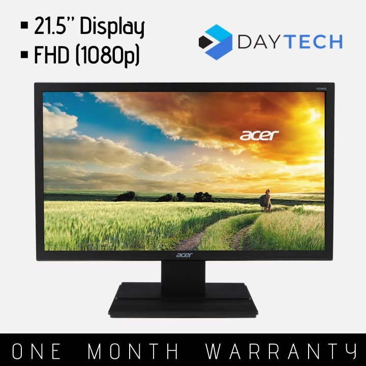 Monitor Acer V226HQL | 21.5" FHD 1080p Computer Monitor with HDMI , DVI ...