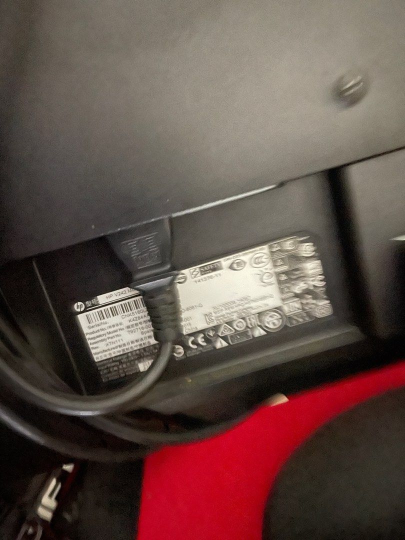 Monitor HP V242, Elektronik, Bagian Komputer & Aksesoris di Carousell