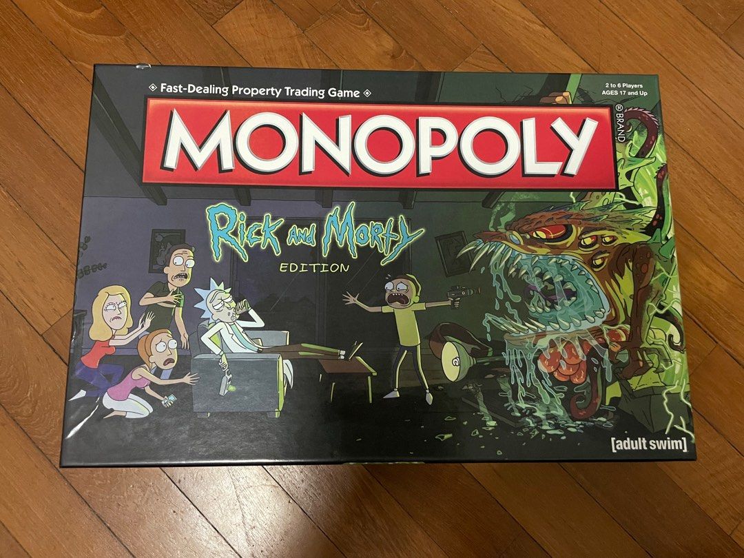 Monopoly Rick and Morty Edition, Hobbies & Toys, Toys & Games on Carousell