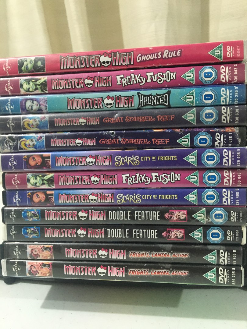 Monster High DVD, Hobbies & Toys, Music & Media, CDs & DVDs on Carousell