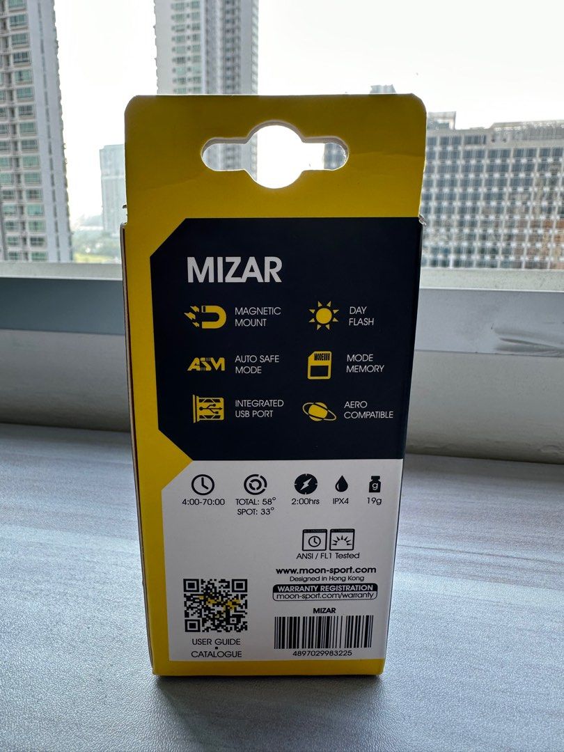 Moon Mizar Front Light, Sports Equipment, Bicycles & Parts, Parts & Accessories on Carousell