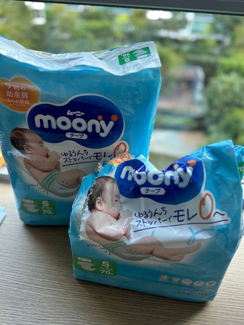 Moony diapers, Babies & Kids, Bathing & Changing, Diapers & Baby Wipes ...