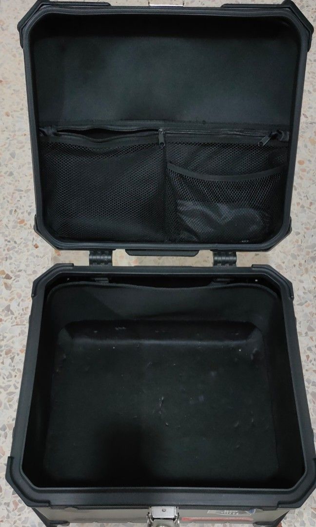 Motorcycle metal box 45L ( Johor Bahru Only), Auto Accessories on Carousell