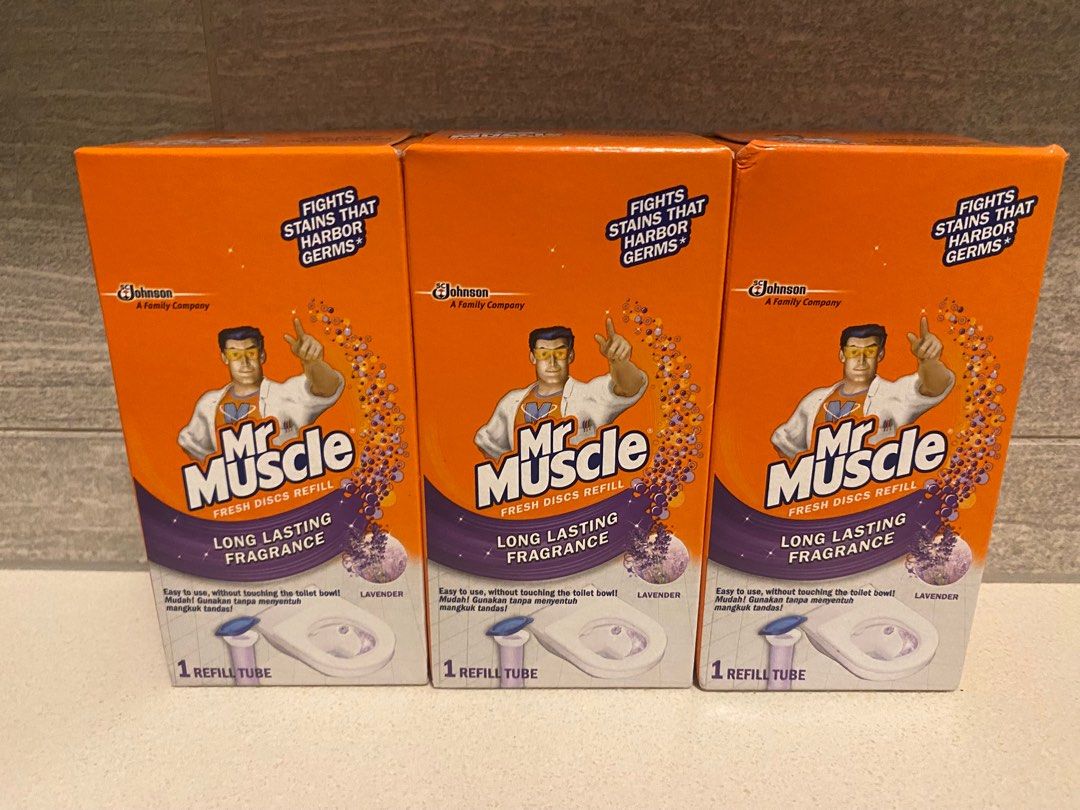 Mr Muscle Toilet Bowl Disc Refill Tube, Furniture & Home Living ...