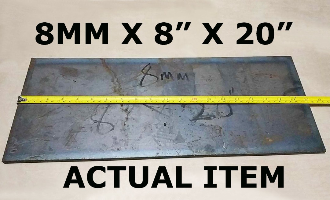 MS BASE PLATE 8MM X 8" X 20" MILD STEEL ...