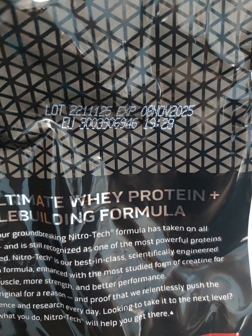 Muscletech Whey Protein 10lbs., Health & Nutrition, Health Supplements ...