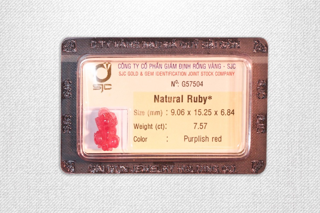 Natural Red Ruby Feng Shui Wealthy Good Luck Attract Pixiu 57504, Women ...