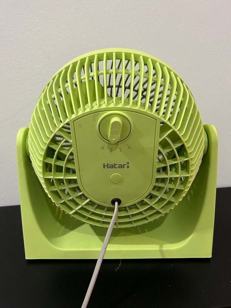 Neon Green Hitari Table Fan, Furniture & Home Living, Lighting & Fans ...