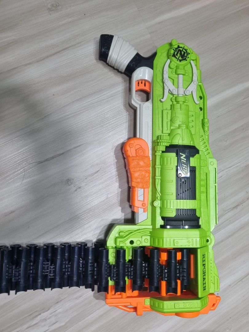 Nerf zombiestrike ripchain, Hobbies & Toys, Toys & Games on Carousell