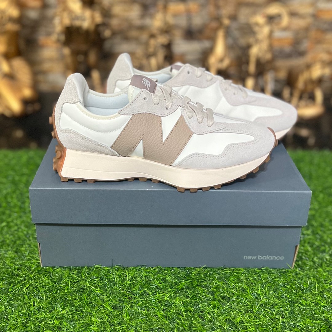 New Balance 327 Moonbeam / Driftwood, Women's Fashion, Footwear ...