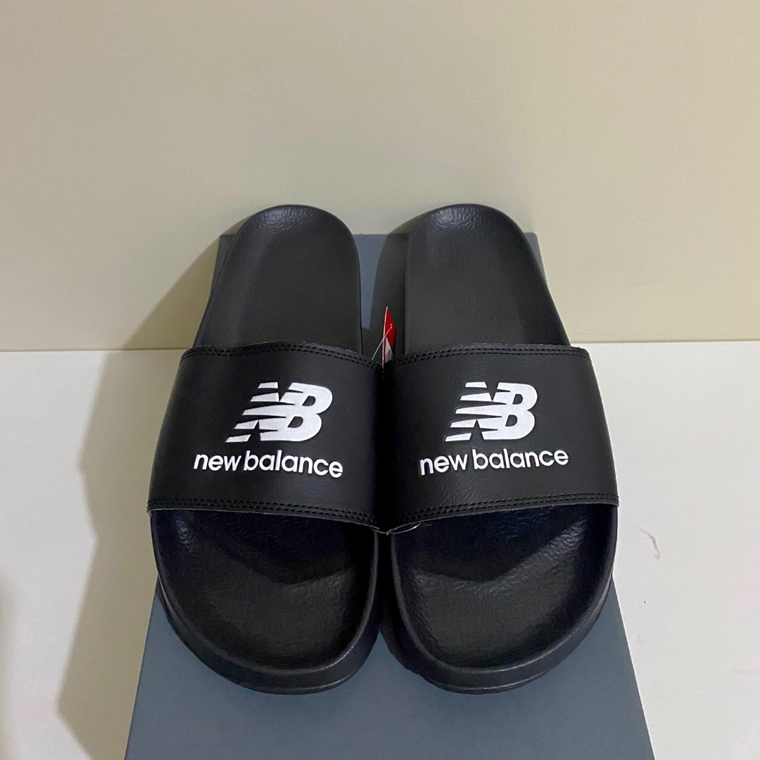 New Balance 50 Slides ‘Black White’, Men's Fashion, Footwear, Slippers ...