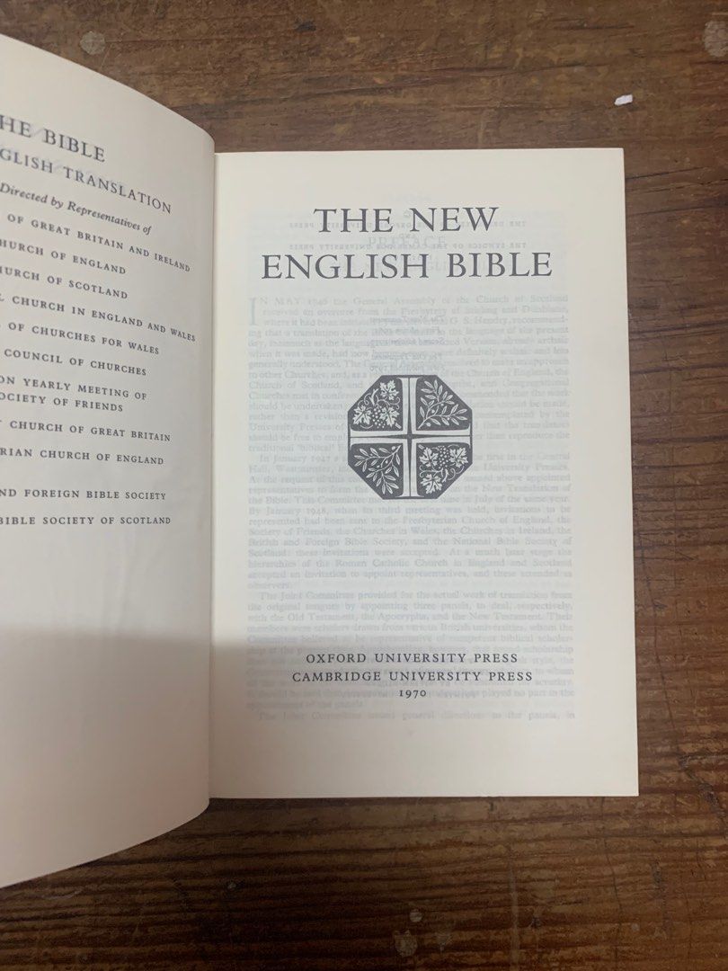 New English Bible, Hobbies & Toys, Books & Magazines, Religion Books on ...