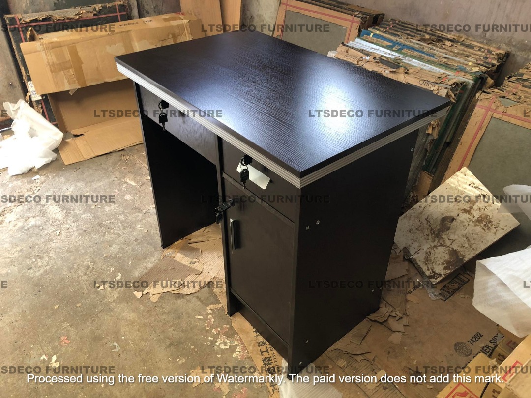 NEW OFFICE TABLE WITH DRAWER OFFICE PARTITION FURNITURES, Furniture ...