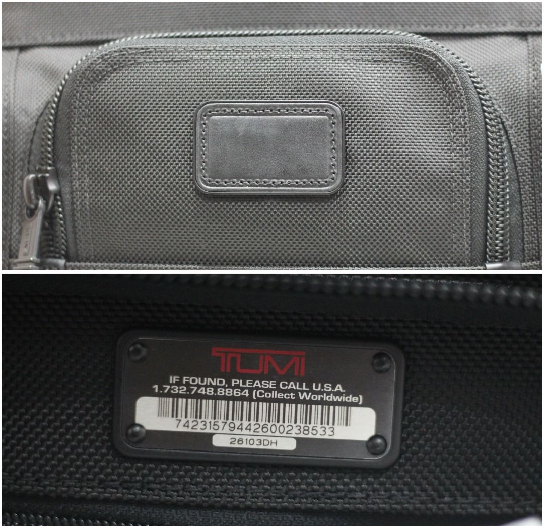 New Tumi 26103DH - Vintage Alpha 2-Wheel Deluxe Expandable Brief with Computer Case / 17" pilot ...