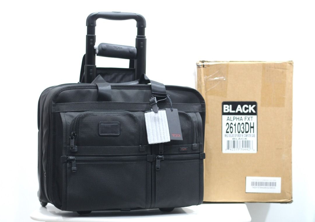 New Tumi 26103DH - Vintage Alpha 2-Wheel Deluxe Expandable Brief with Computer Case / 17" pilot ...
