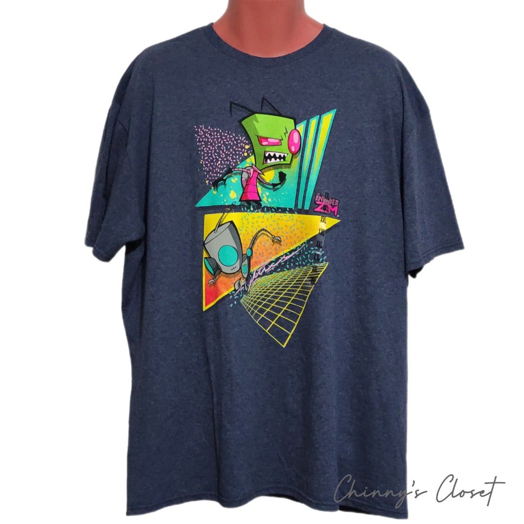NICKELODEON Invader Zim Men's Graphic T-shirt, Men's Fashion, Tops ...