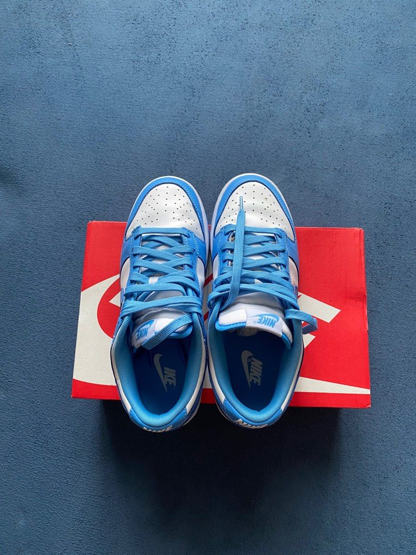 Nike dunk low retro UNC, Men's Fashion, Footwear, Sneakers on Carousell