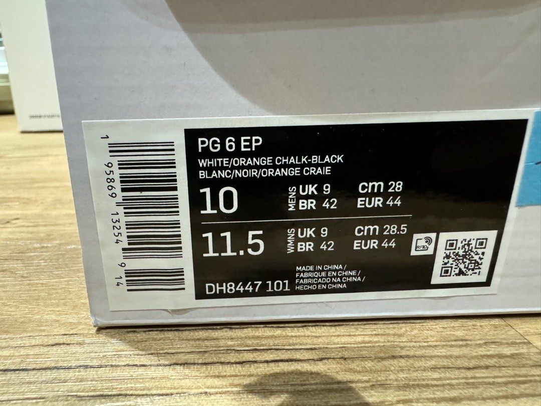Nike PG 6 EP, Men's Fashion, Footwear, Sneakers on Carousell
