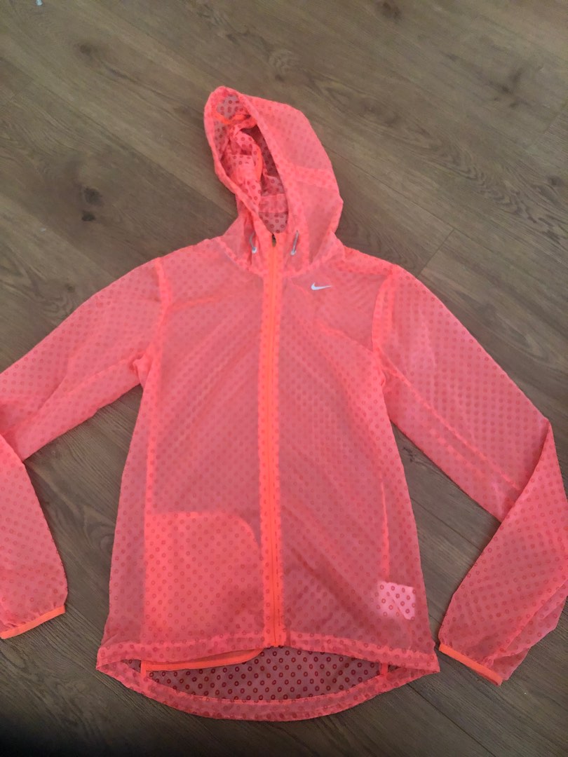 Nike see through hooded jacket, Women's Fashion, Clothes on Carousell