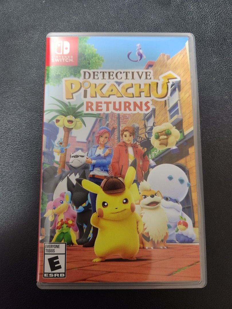 Nintendo Switch Detective Pikachu Returns NSW Game, Video Gaming, Video ...