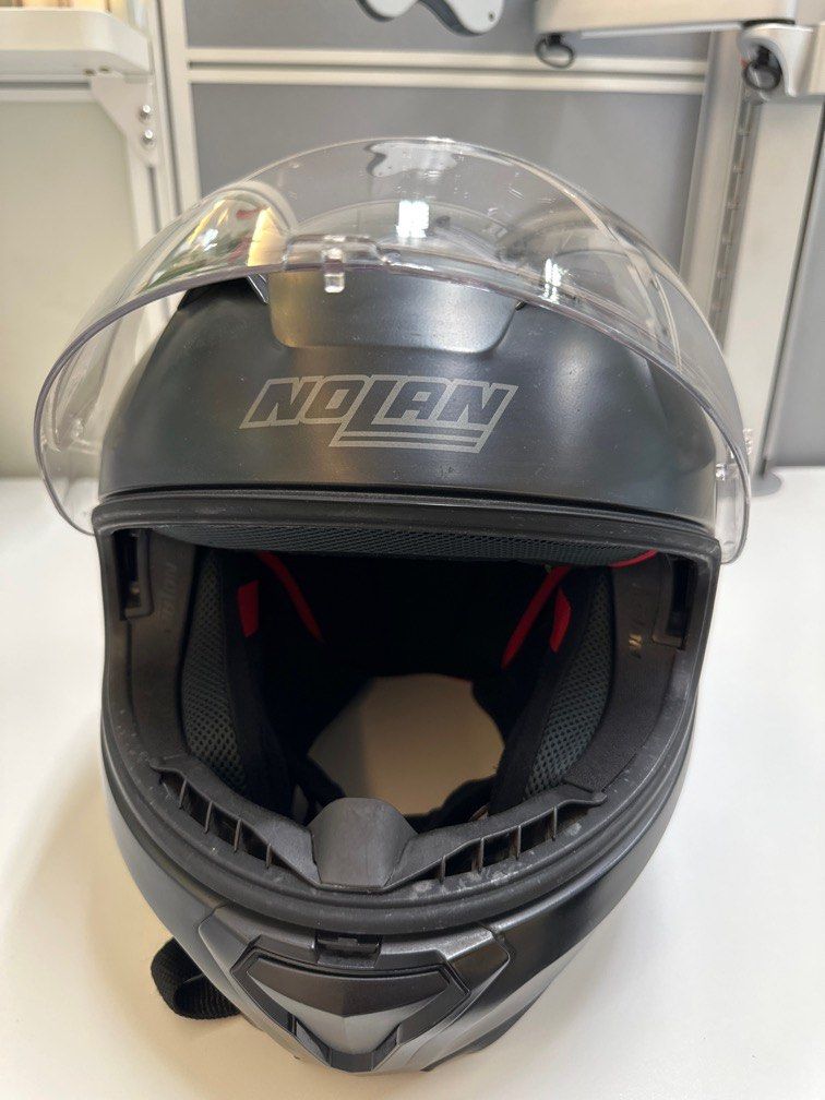 Nolan N87 Matt black Motorcycle helmet, Motorcycles, Motorcycle Apparel ...