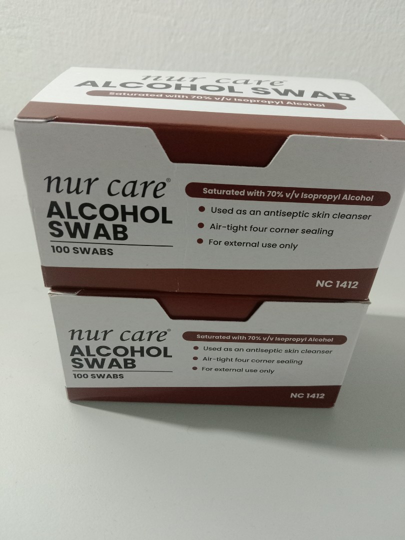 nur care alcohol swab, Health & Nutrition, Medical Supplies & Tools on ...