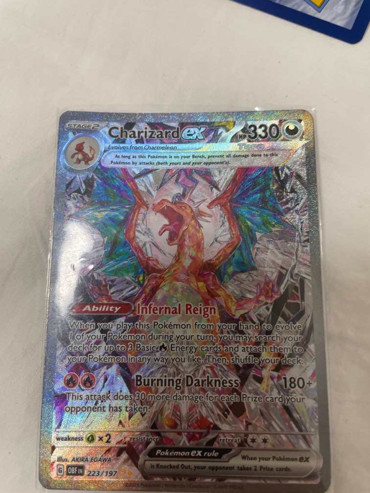 Obsidian Flames Charizard Ex Hobbies And Toys Toys And Games On Carousell