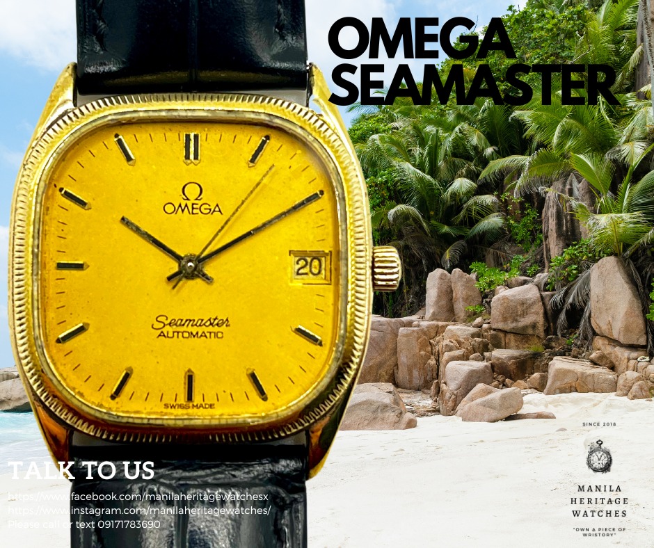 Omega Seamaster Tv Dial, Luxury, Watches on Carousell