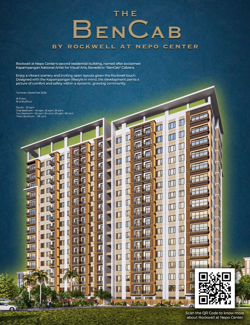 One Bedroom 45, 55sqm - The BenCab by Rockwell at Nepo Center, Property ...